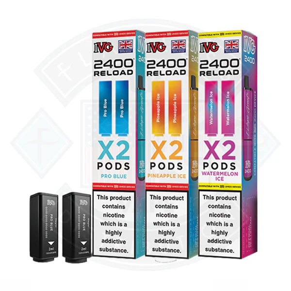 IVG 2400 Reload Prefilled X2 Pods – Flawless Convenience Store
