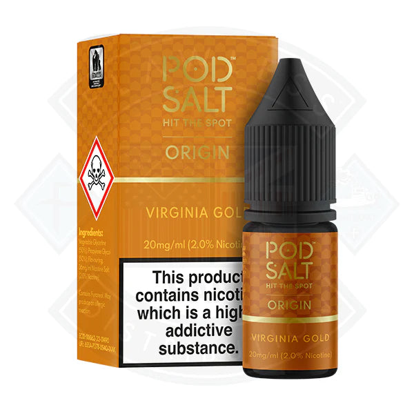 Pod Salt Origin - Virginia Gold 10ml – Flawless Convenience Store